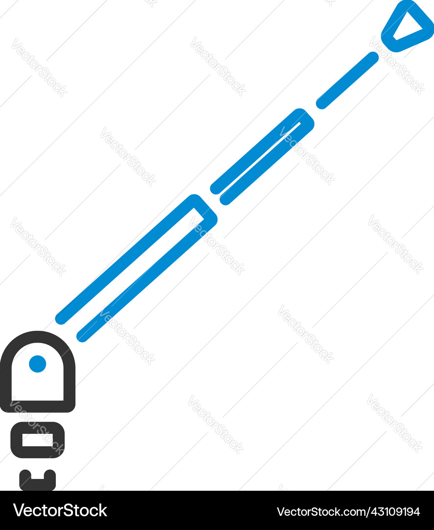 Radio antenna component icon Royalty Free Vector Image