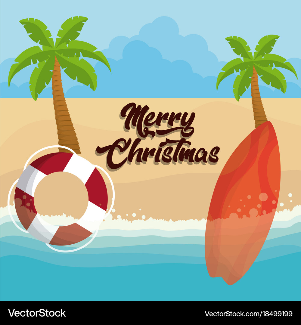 Christmas vacations design Royalty Free Vector Image