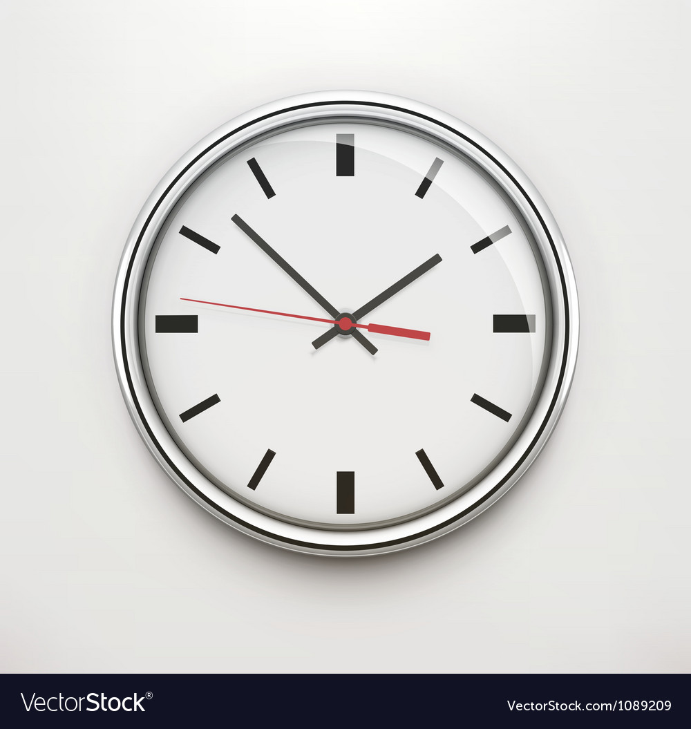 Clock Royalty Free Vector Image - VectorStock