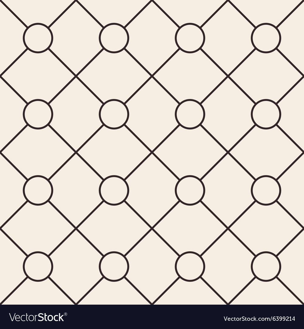 Circles grid stripped seamless pattern Royalty Free Vector