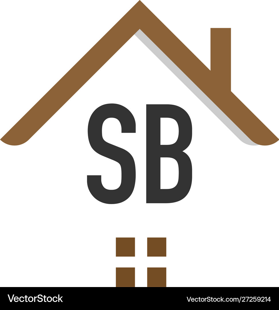 Logo Sb Architects Initial Letter SB Logo With Feather Gold And Silver