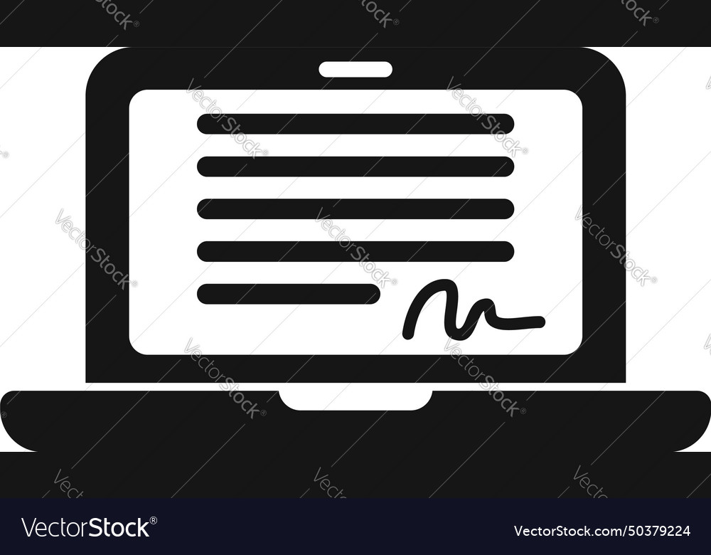Check User Security Icon Simple Solitary Vector Image