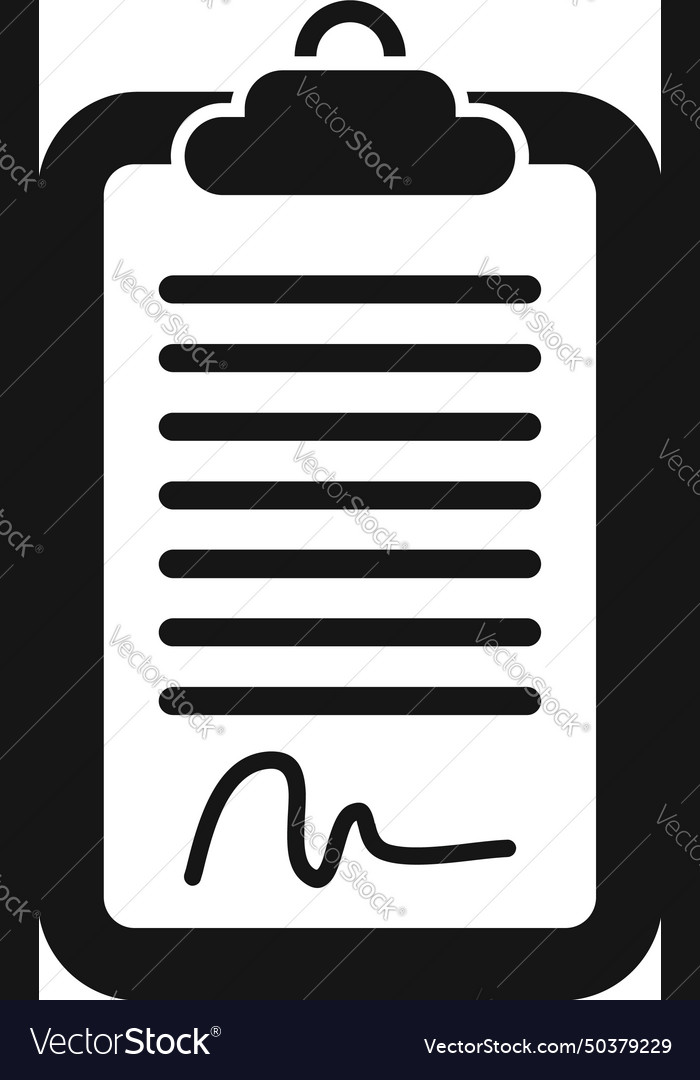 Check data user icon simple human security Vector Image Check data user icon simple human security Vector Image