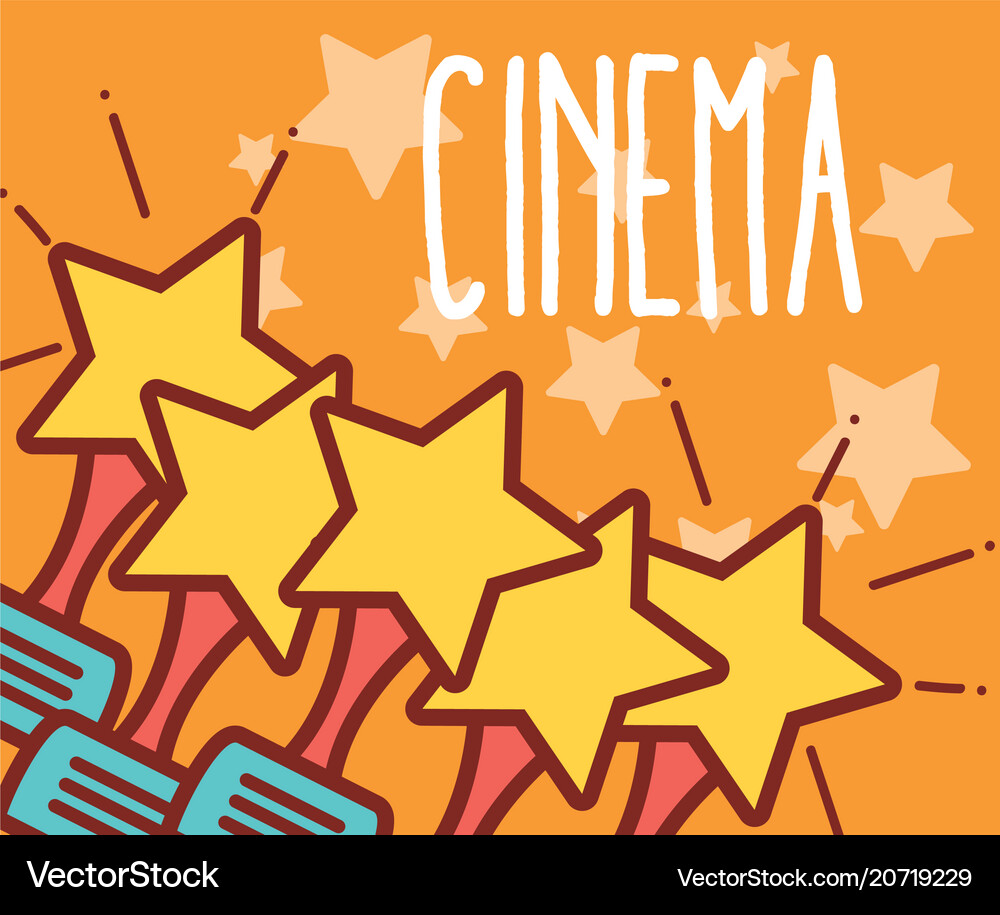 Cinema cartoons design Royalty Free Vector Image