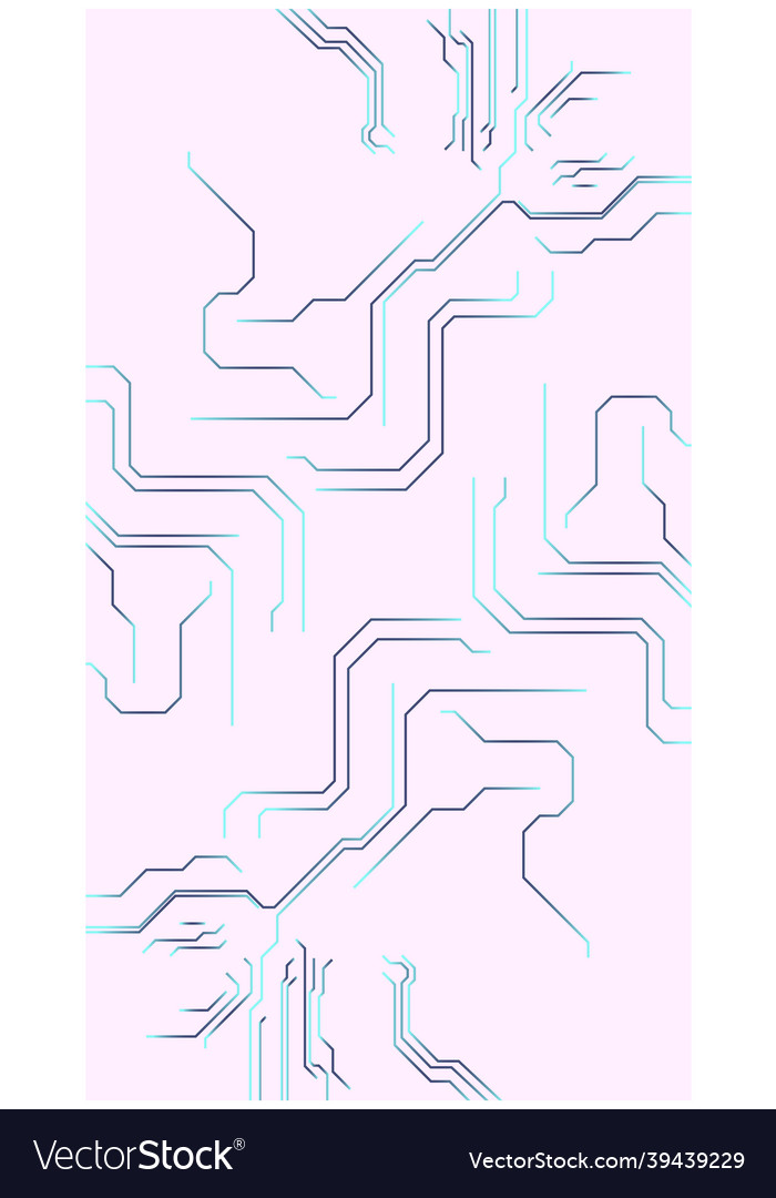 Computer technology circuit background Royalty Free Vector