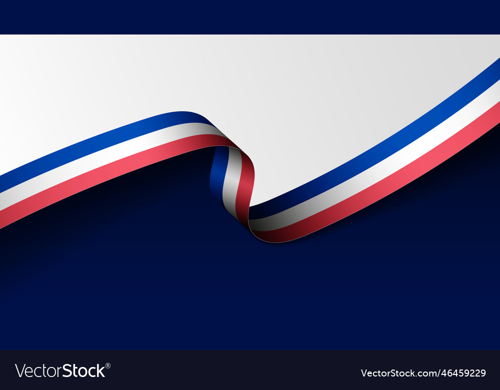 France ribbon flag background Royalty Free Vector Image France ribbon flag background Royalty Free Vector Image