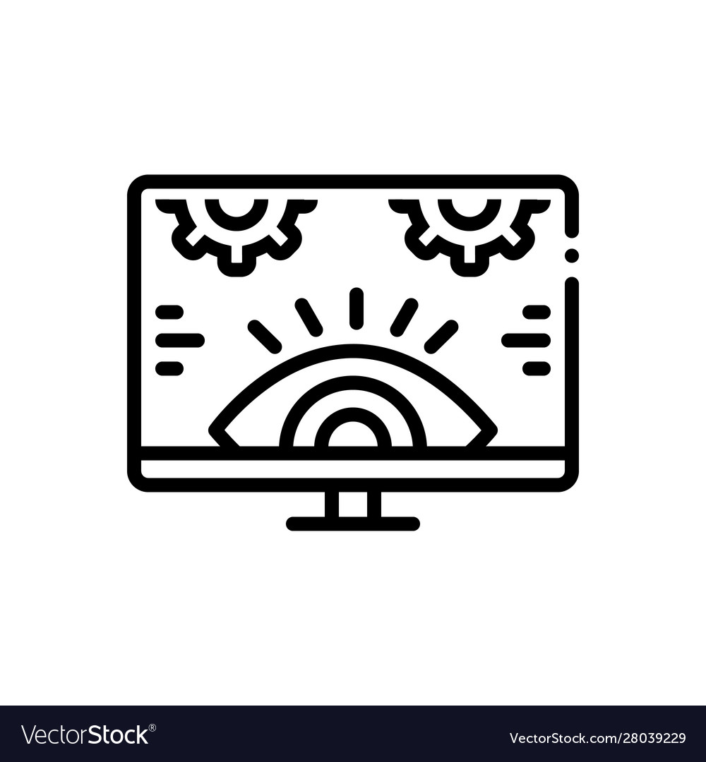 Monitoring Royalty Free Vector Image - VectorStock