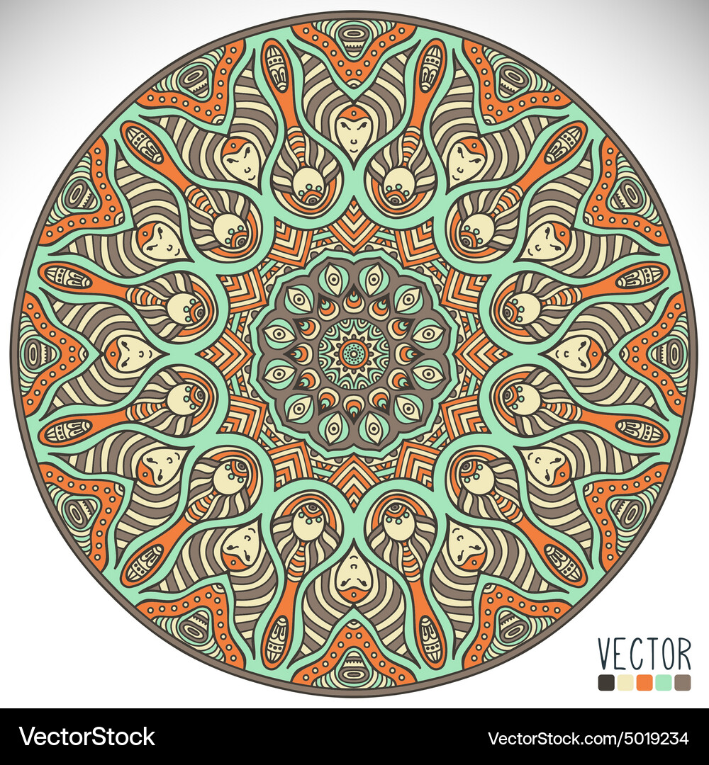 Mandala Royalty Free Vector Image - VectorStock