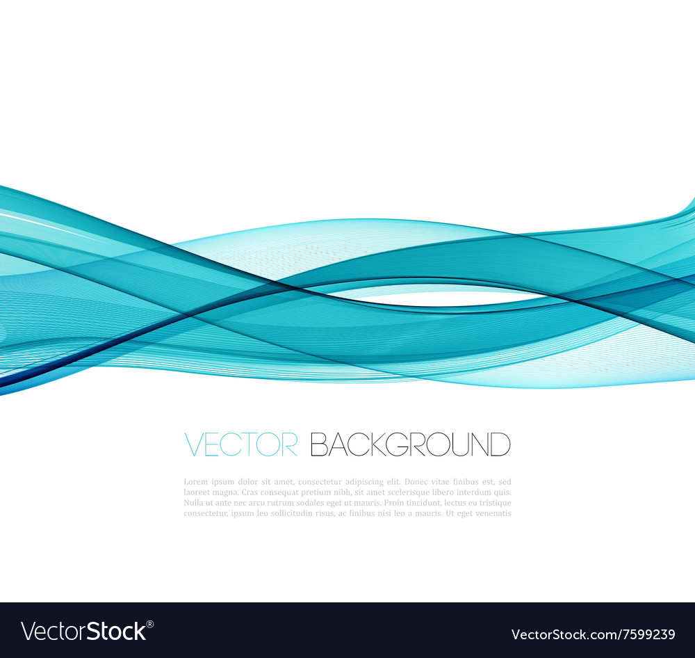 Abstract smooth wave motion Royalty Free Vector Image
