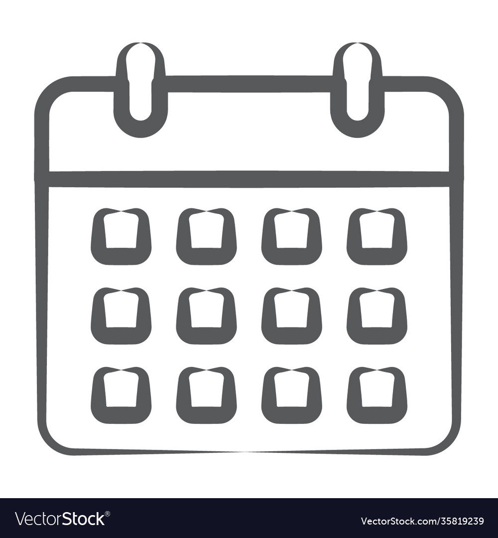 Calendar Royalty Free Vector Image - VectorStock