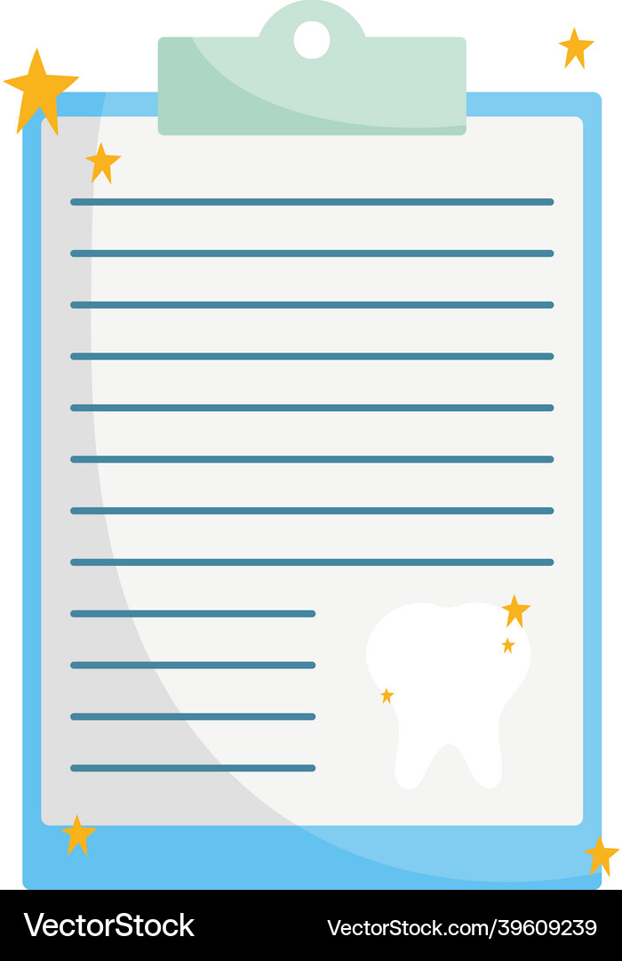 Medical clipboard paperwork Royalty Free Vector Image