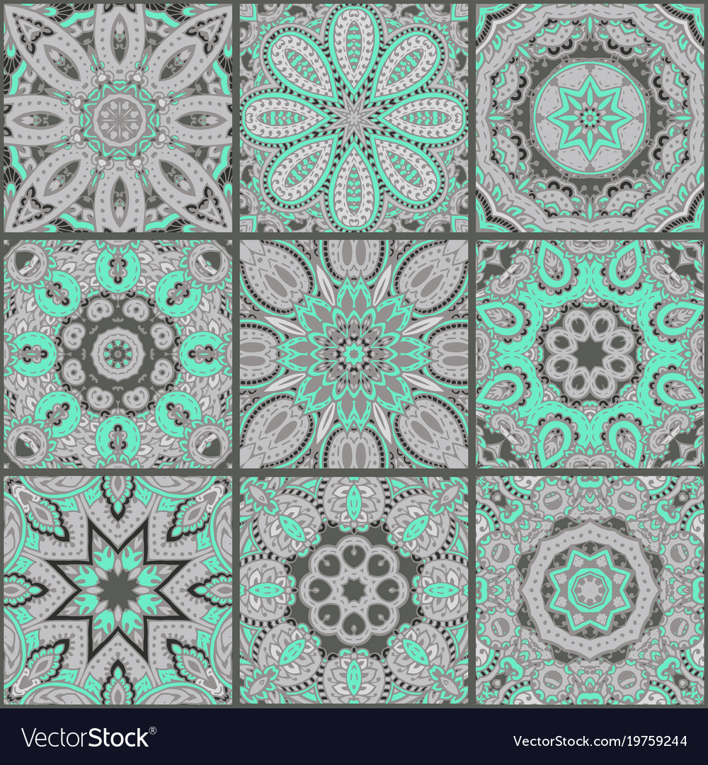 Abstract Patchwork Seamless Pattern Royalty Free Vector