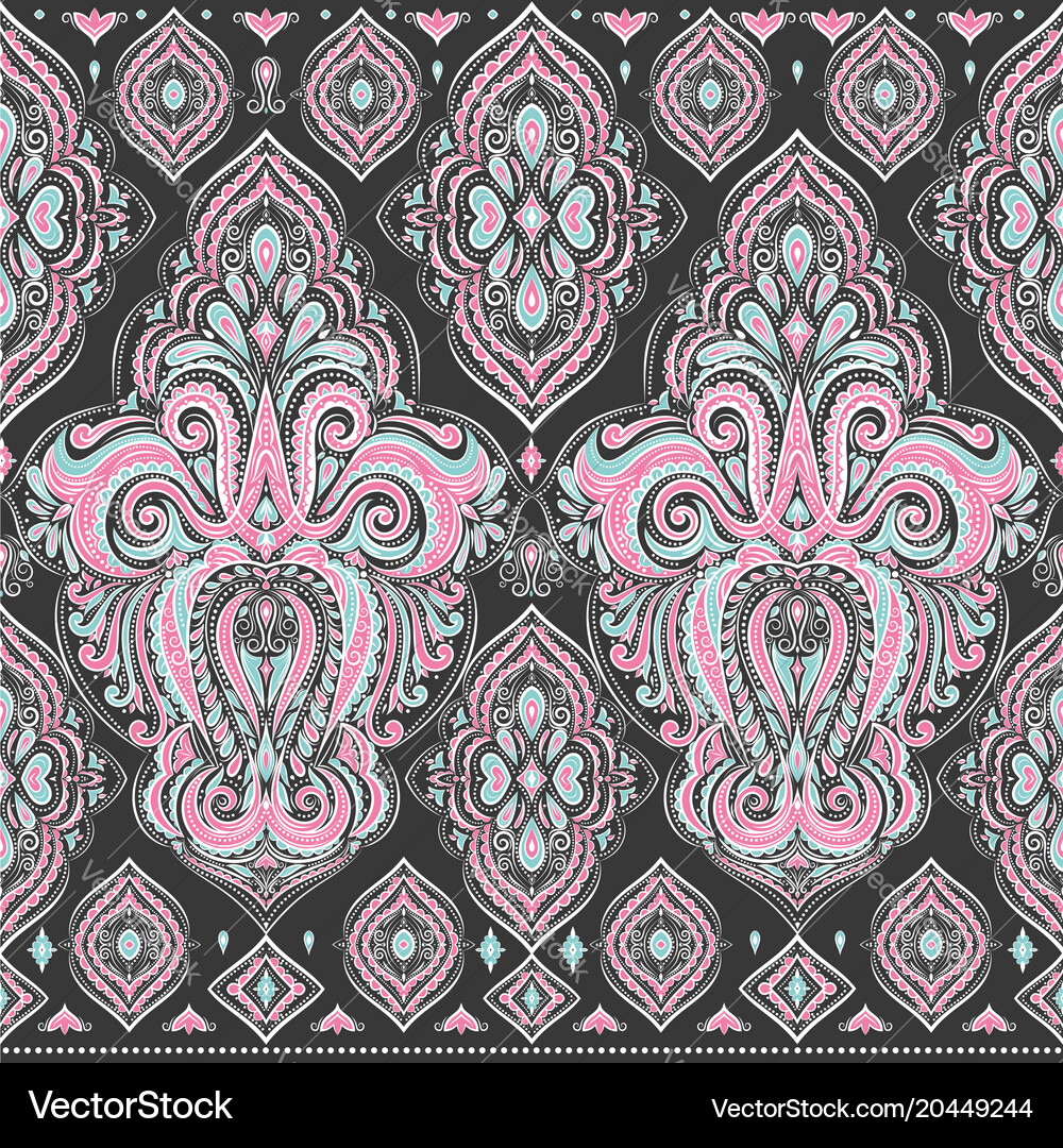 Ornamental seamless pattern vintage Royalty Free Vector