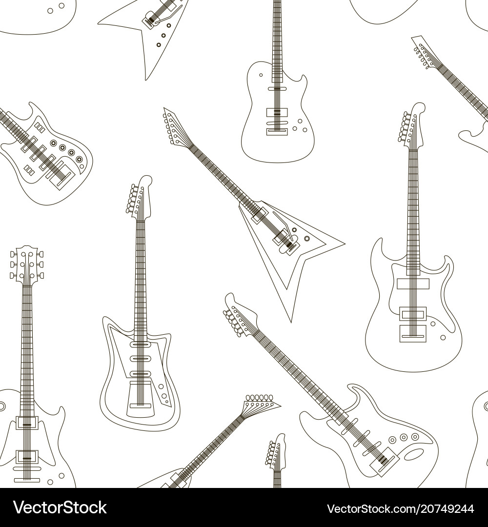 Electric Guitar Pattern