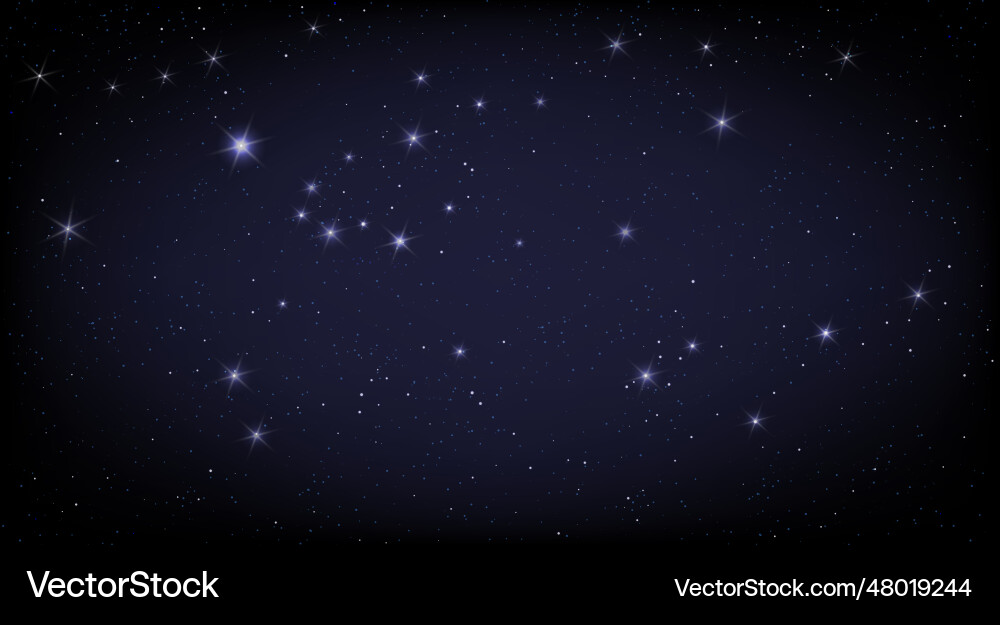 Space galaxy nebula background Royalty Free Vector Image