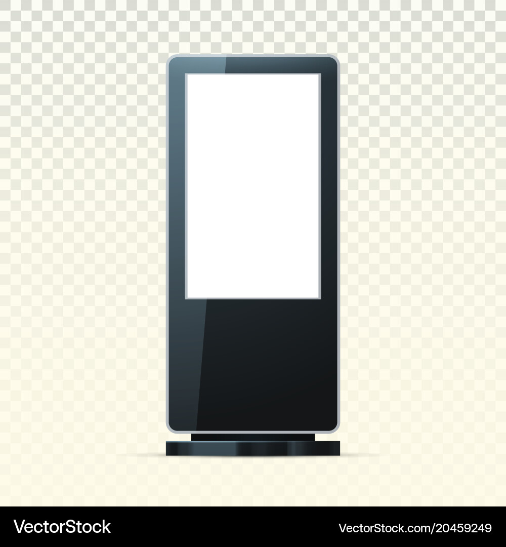 Advertising or retail stand or signage Royalty Free Vector