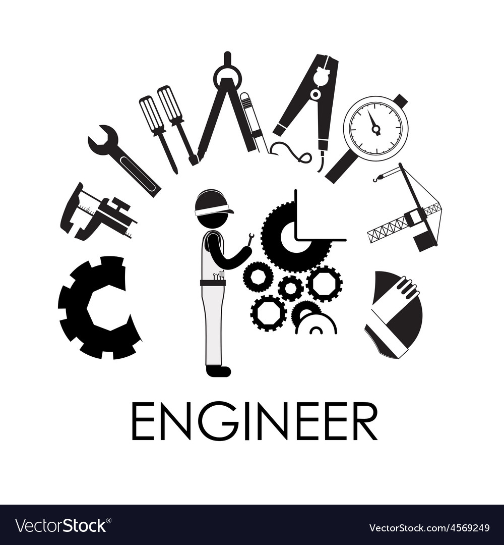 Engineer design Royalty Free Vector Image - VectorStock