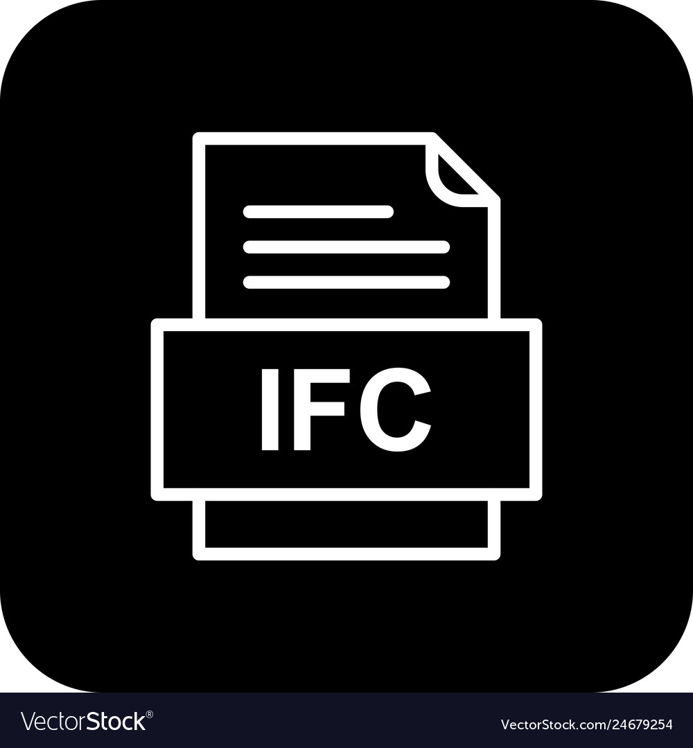 Ifc file document icon Royalty Free Vector Image Ifc file document icon Royalty Free Vector Image