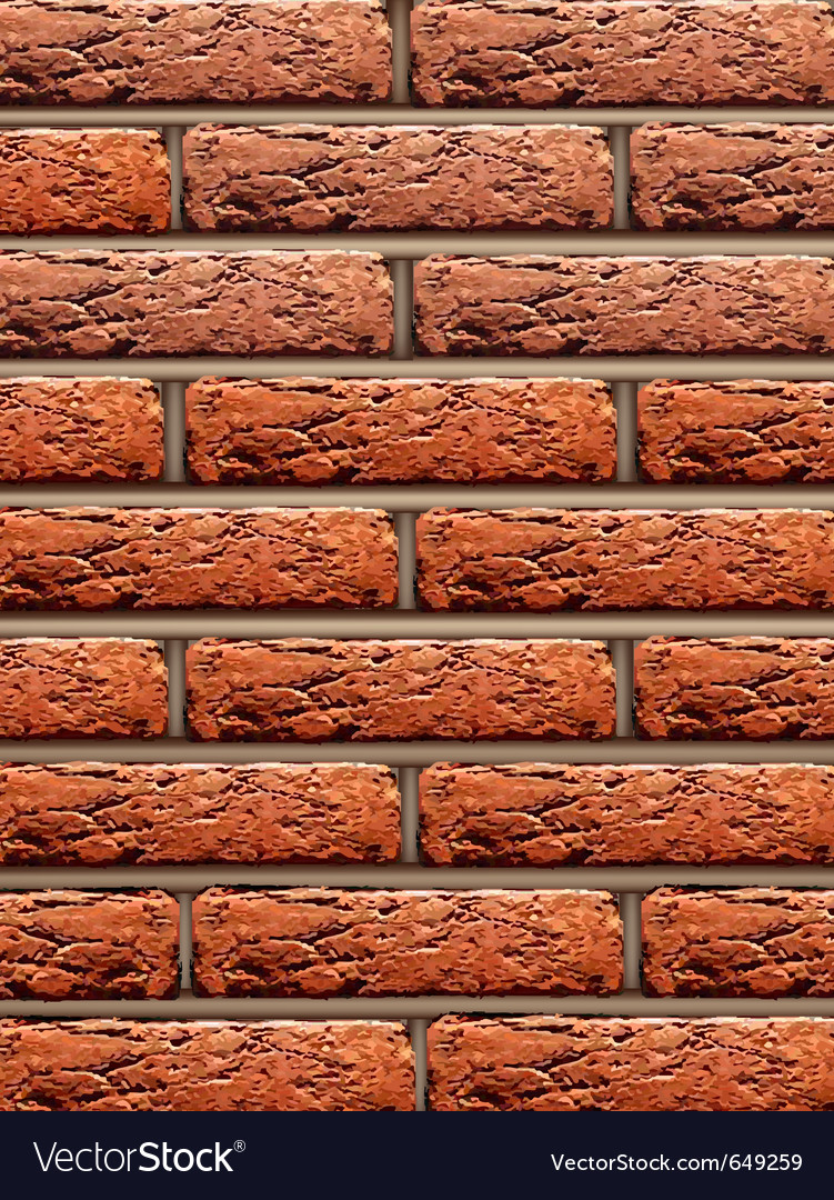 Brick background Royalty Free Vector Image - VectorStock