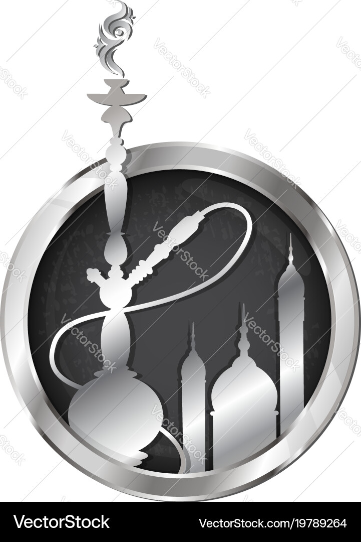 Hookah symbol Royalty Free Vector Image - VectorStock