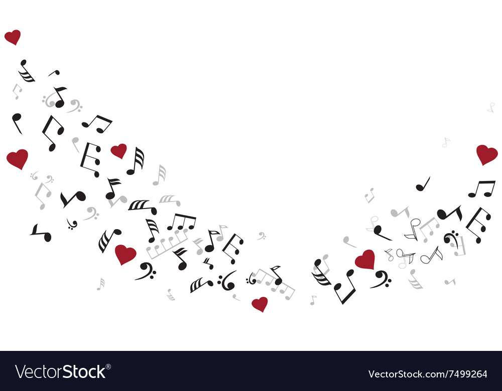 Notes dance Royalty Free Vector Image - VectorStock