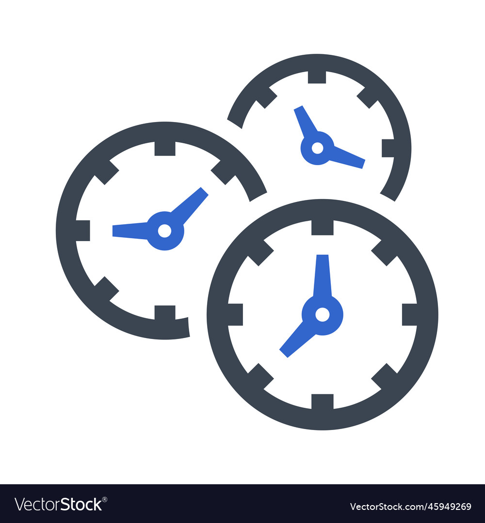 Time zone icon Royalty Free Vector Image - VectorStock