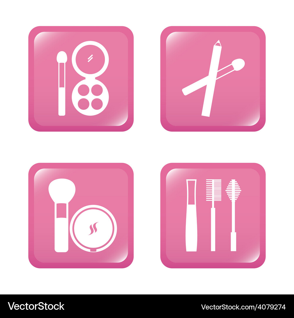 Makeup kit Royalty Free Vector Image - VectorStock
