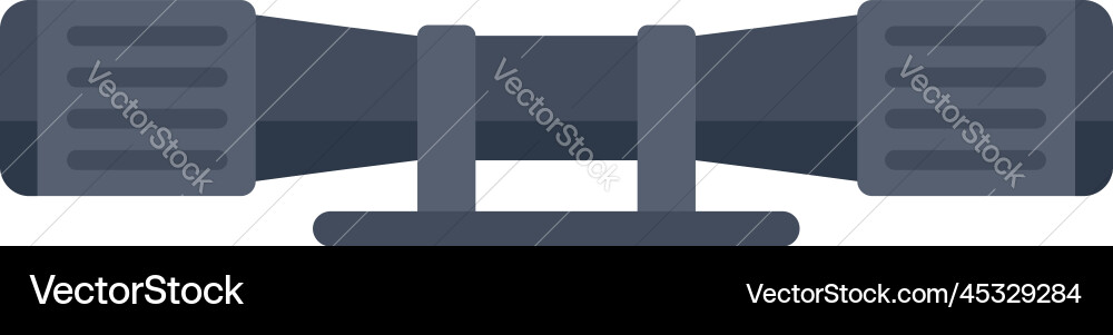 Cross telescopic icon flat circle sight Royalty Free Vector