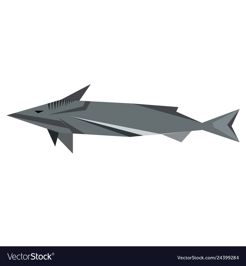 Fish flat Royalty Free Vector Image - VectorStock