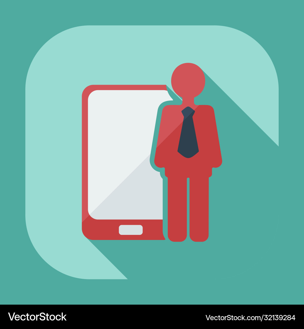 Flat modern design with shadow icons business icon