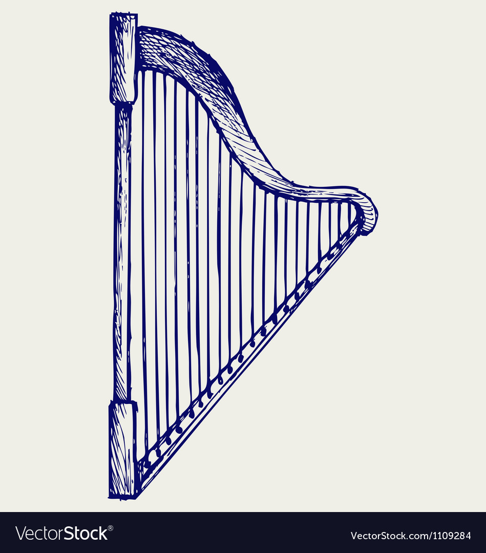 Lyre Royalty Free Vector Image - VectorStock