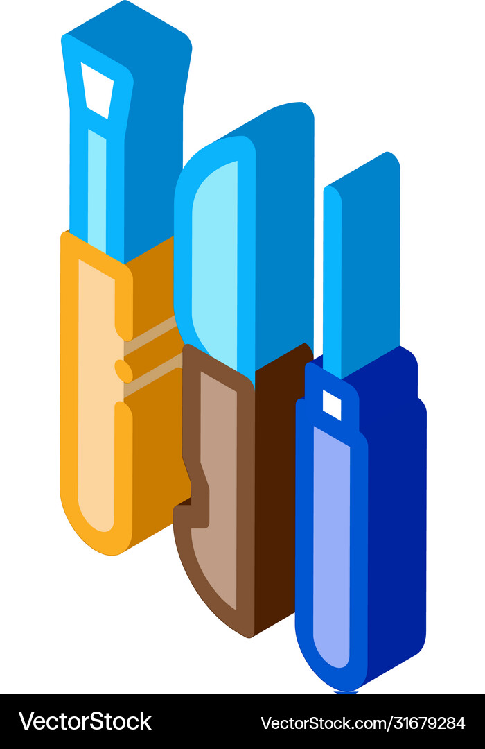 Pottery tools isometric icon Royalty Free Vector Image