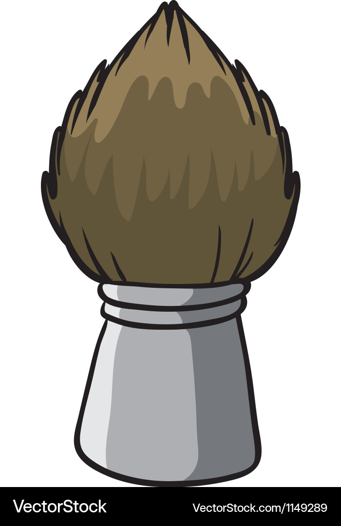 Small brush Royalty Free Vector Image - VectorStock