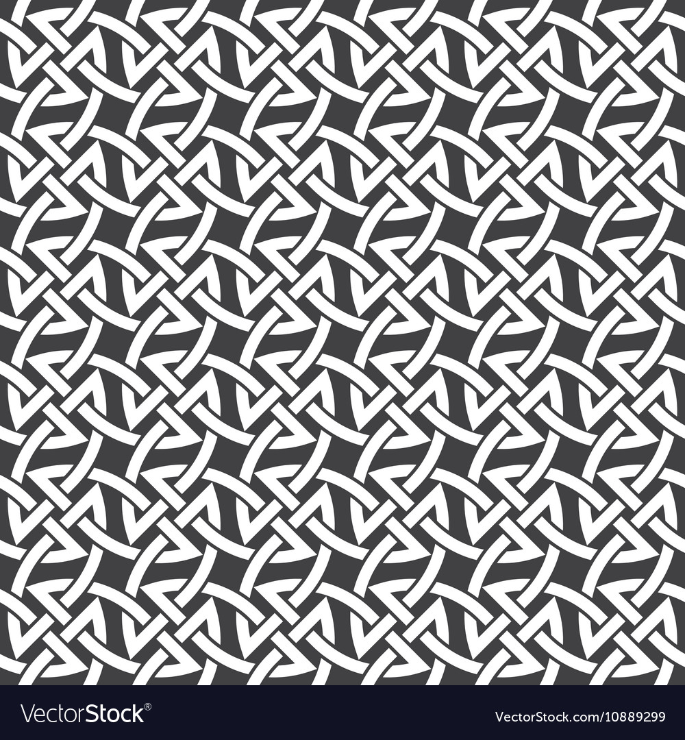 Seamless Pattern Intersecting Braces Royalty Free Vector