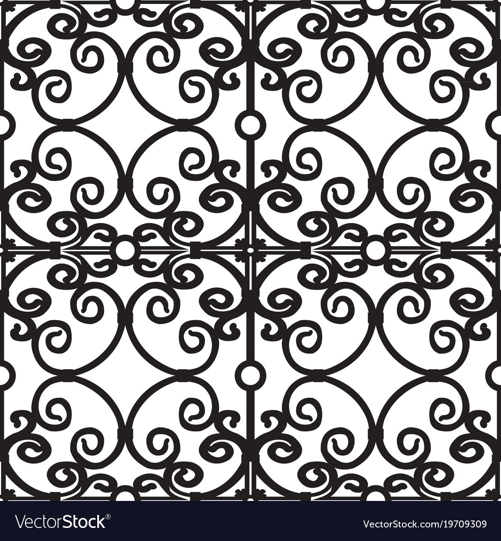 Forged seamless pattern Royalty Free Vector Image