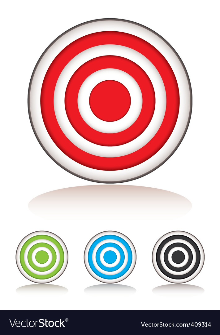 Target selection Royalty Free Vector Image - VectorStock