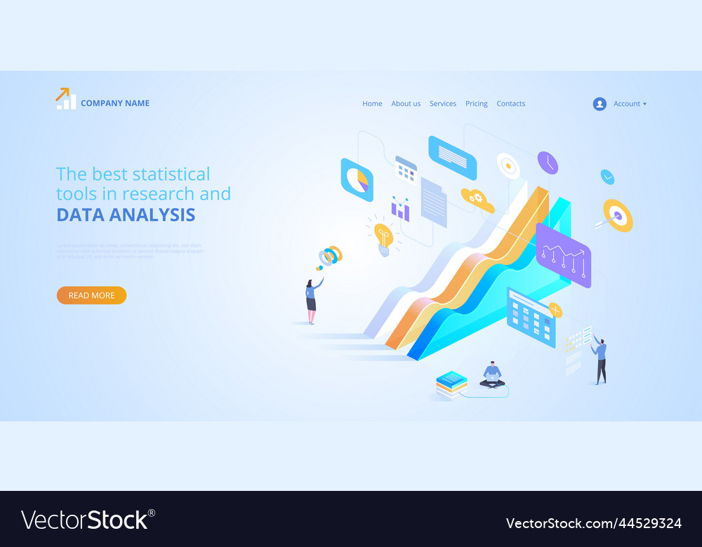 Statistical Tools In Research And Data Analysis Vector Image