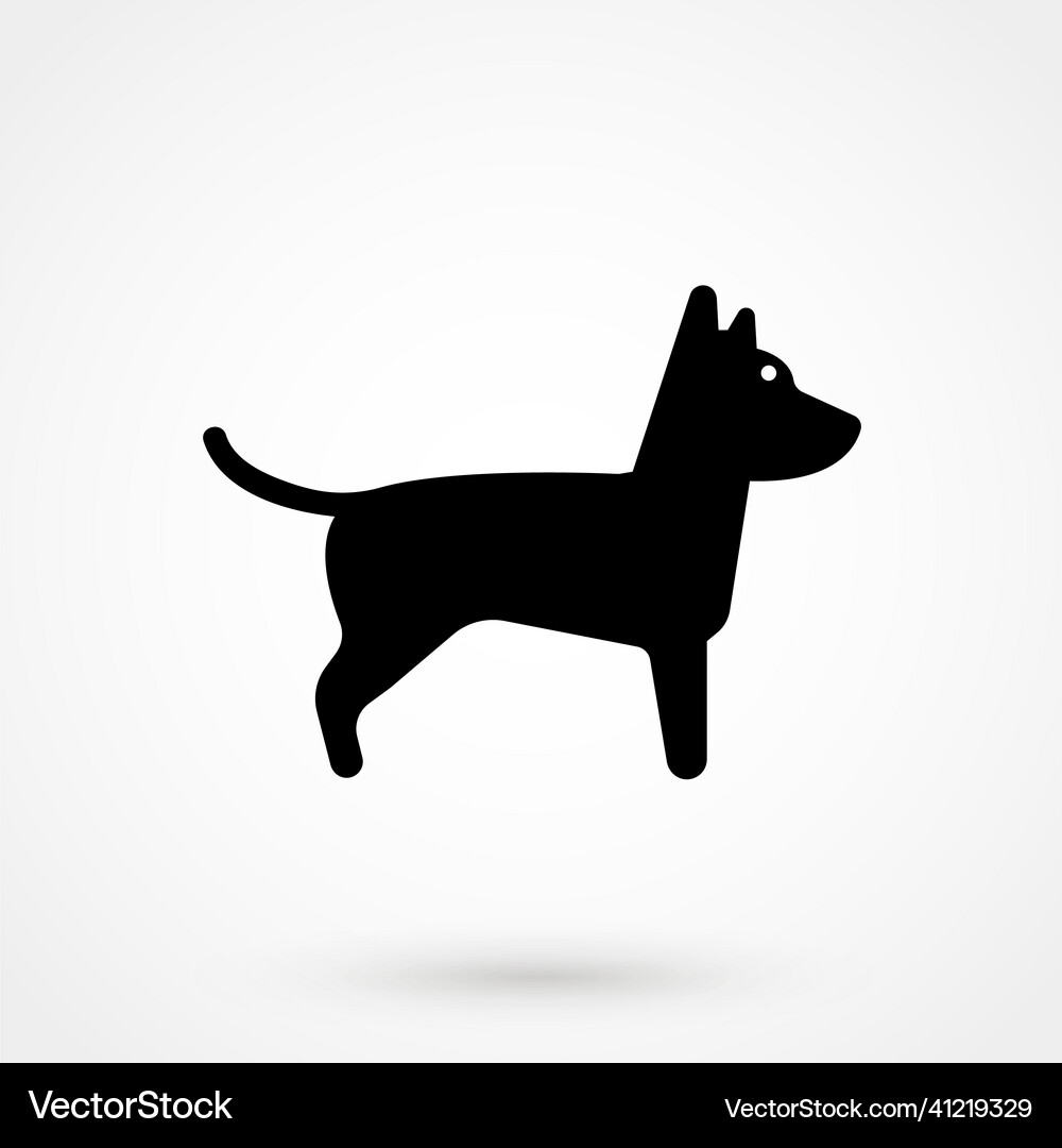 Dog icon Royalty Free Vector Image - VectorStock