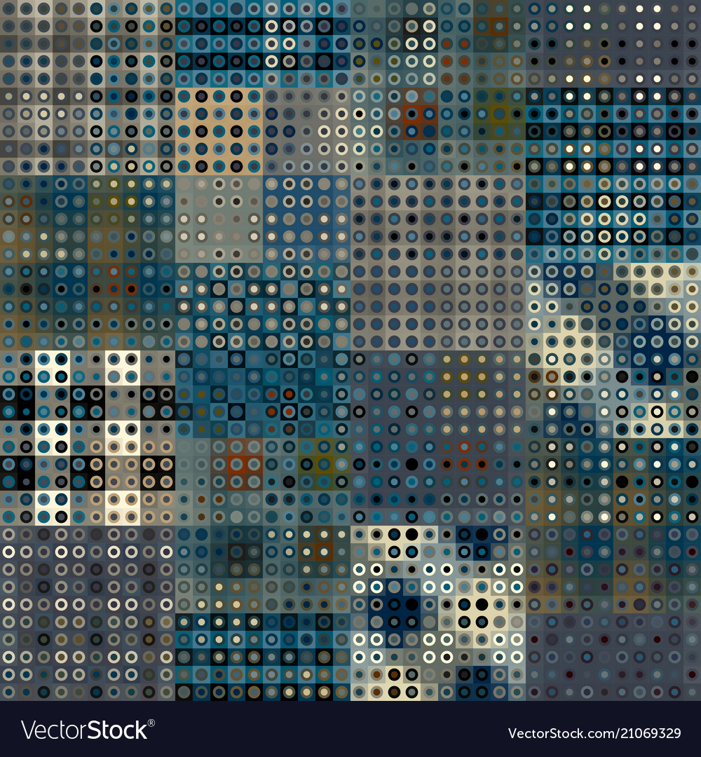 Geometric abstract pattern Royalty Free Vector Image