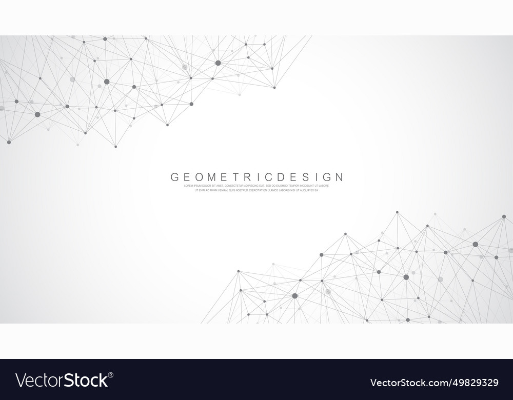 Global Network Connection Banner Design Template Vector Image