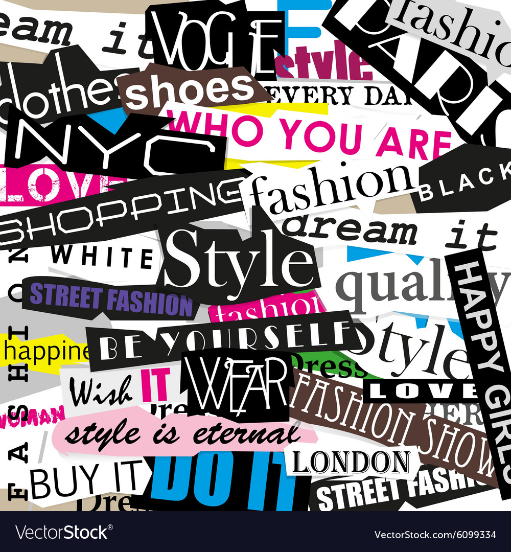 Style word cloud concept Royalty Free Vector Image