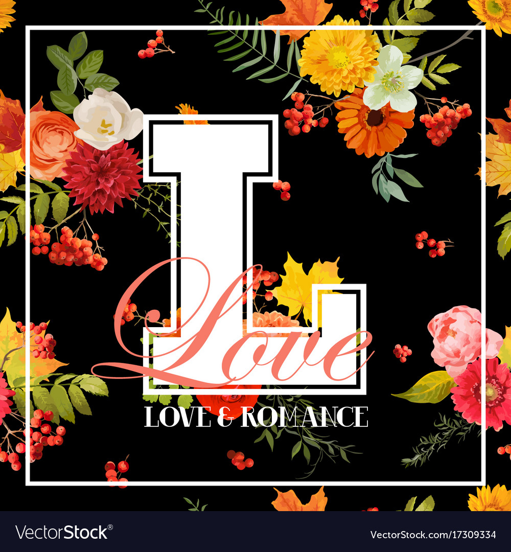 T-shirt floral design with autumn leaves Vector Image T-shirt floral design with autumn leaves Vector Image