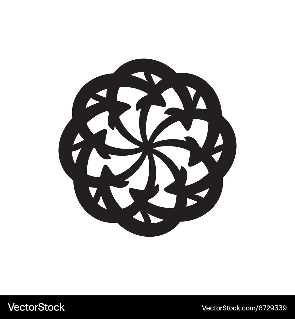 Cycle Arrows Diagram - Process Flow Royalty Free Vector