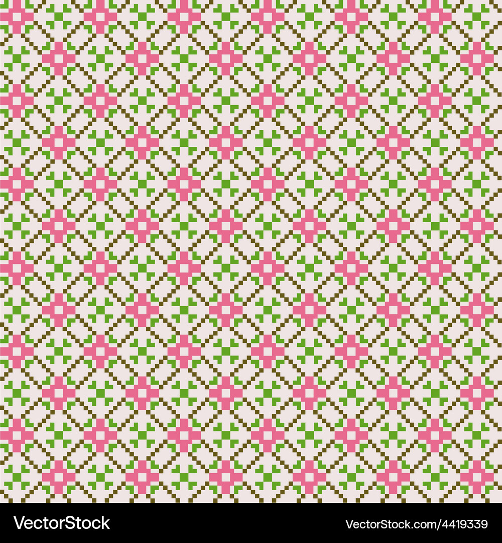 Fabric seamless pattern Royalty Free Vector Image