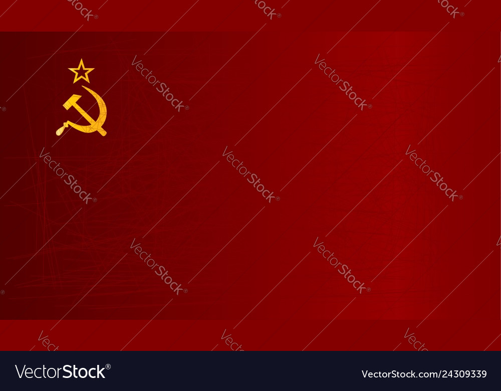 Ussr flag Royalty Free Vector Image - VectorStock