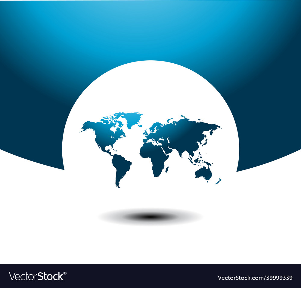 World map Royalty Free Vector Image - VectorStock