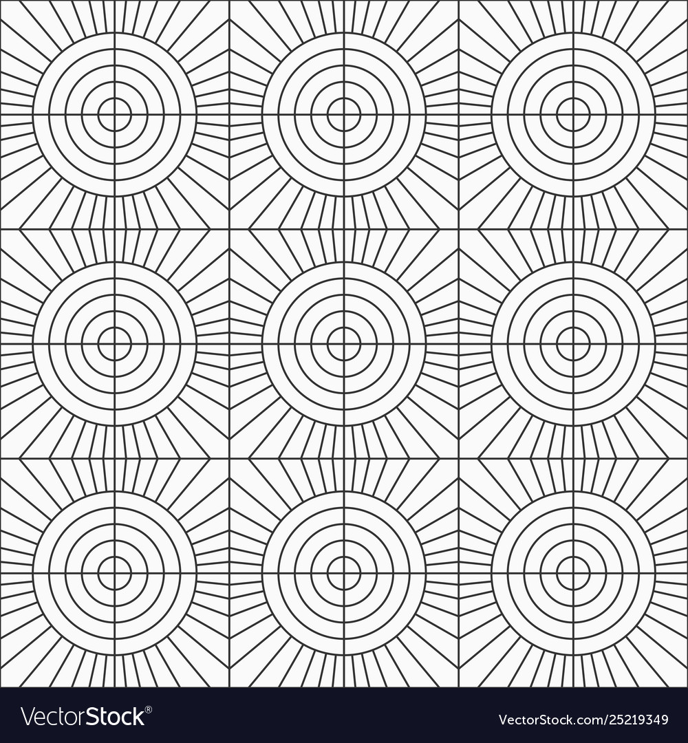 Abstract seamless pattern created from circles Vector Image