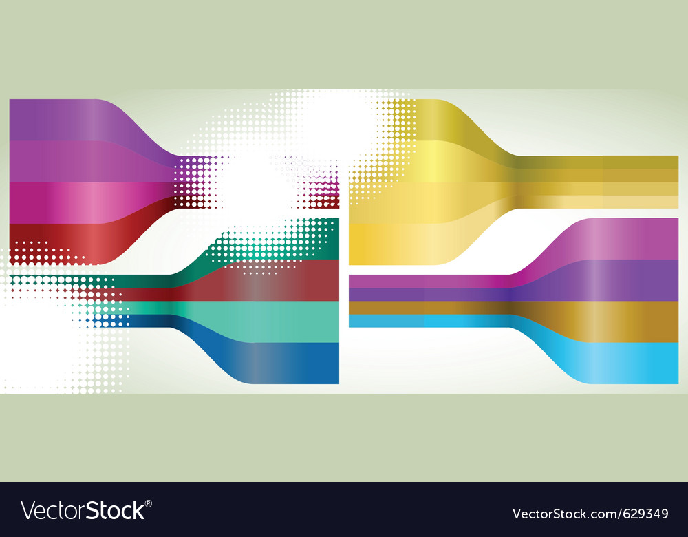 Multicolor lines Royalty Free Vector Image - VectorStock