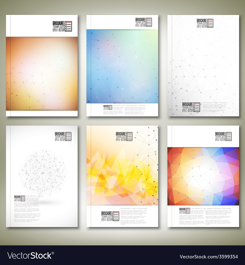 Molecule Structure Interconnection Network Vector Image