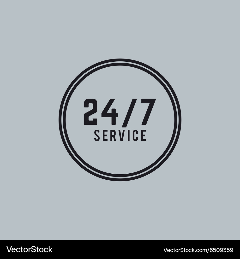 Delivery service label Royalty Free Vector Image